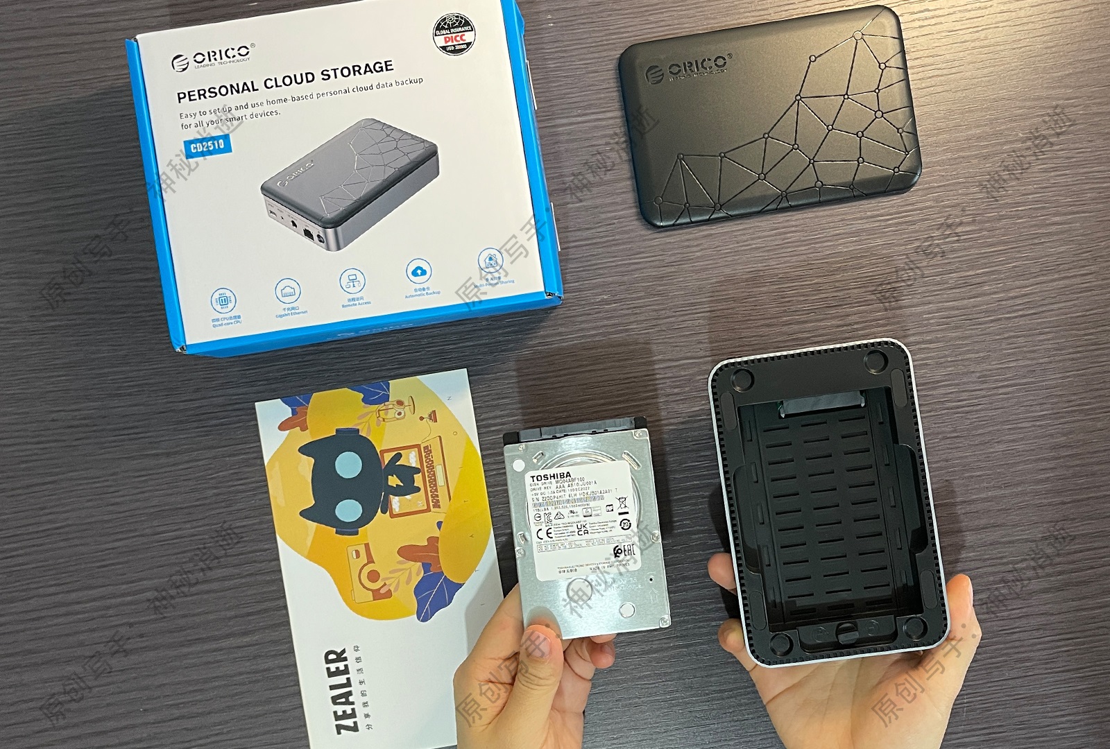 ORICO networkable hard disk box CD2510 set - a new private cloud solution to family storage ...