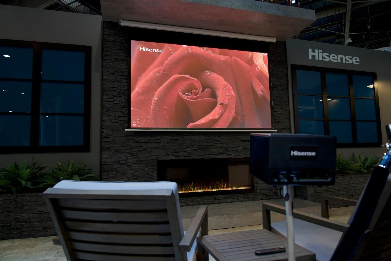 CES 2023 Hisense exhibited the new 4K three-color laser projection C1 ...