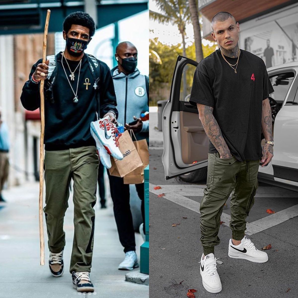 You are only one pair of "military green" trousers away from the trendy ...