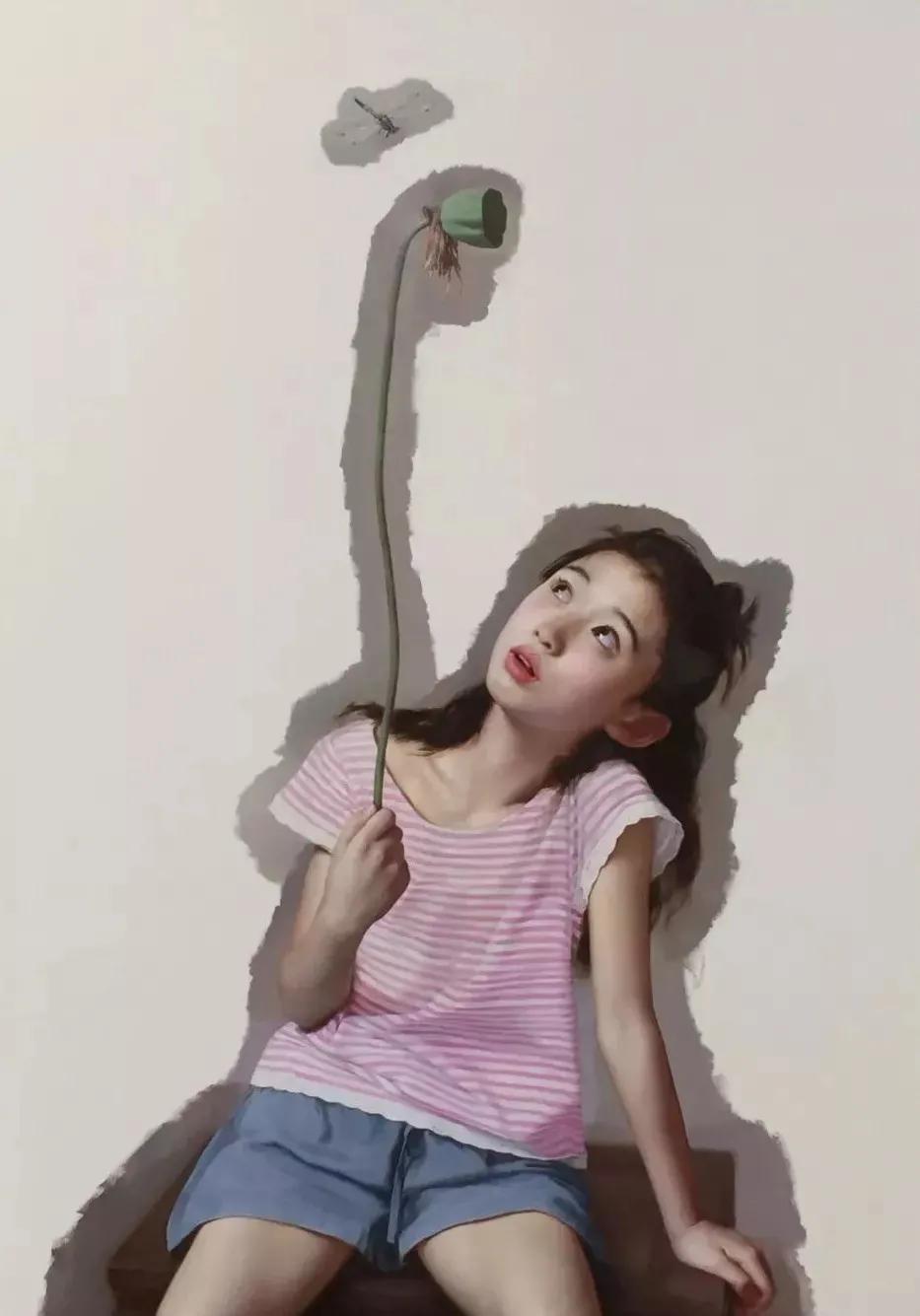 Beautiful body oil painting art, the beauties painted by Li Guijun, the ...