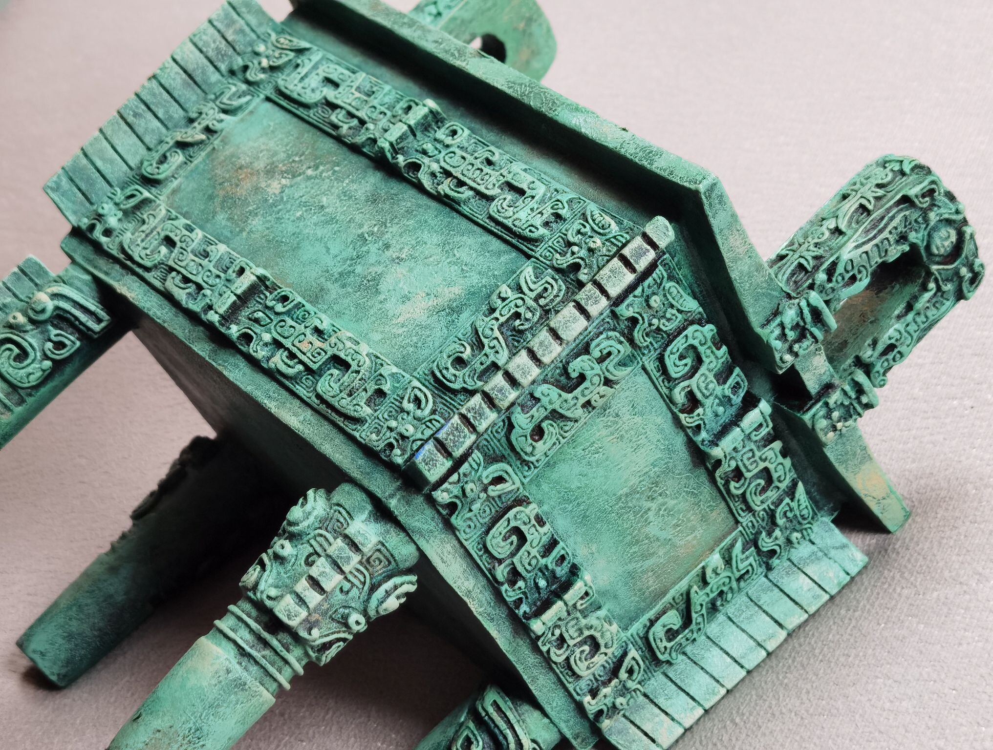 My collection fun: Make my own Houmuwu Ding model and display it with ...