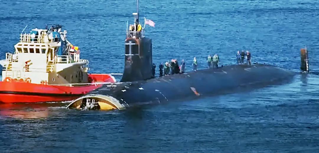 The "big problem" of the US military: the damaged submarine in the ...