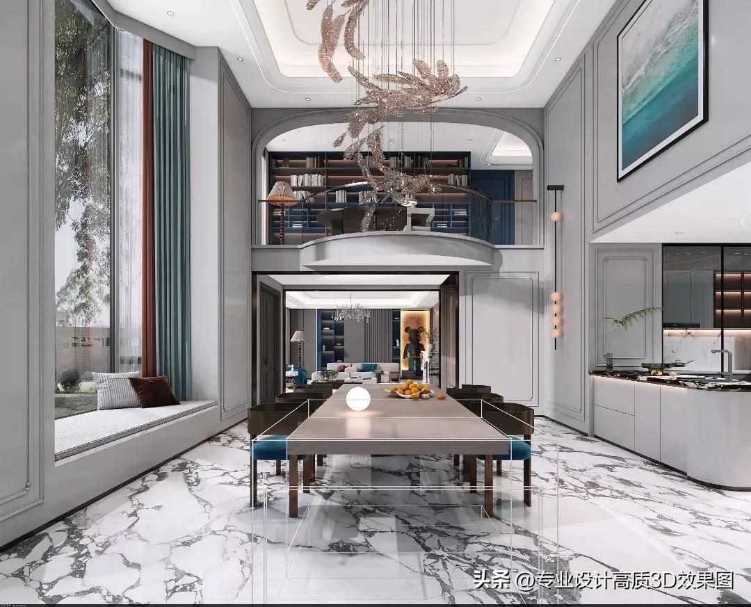 600 square meters villa panoramic design renderings - iMedia