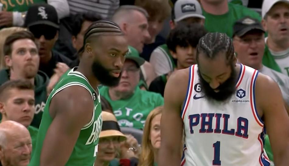 3 out of 11! Malicious foul + only 3 shots in the second half, Harden 9 ...