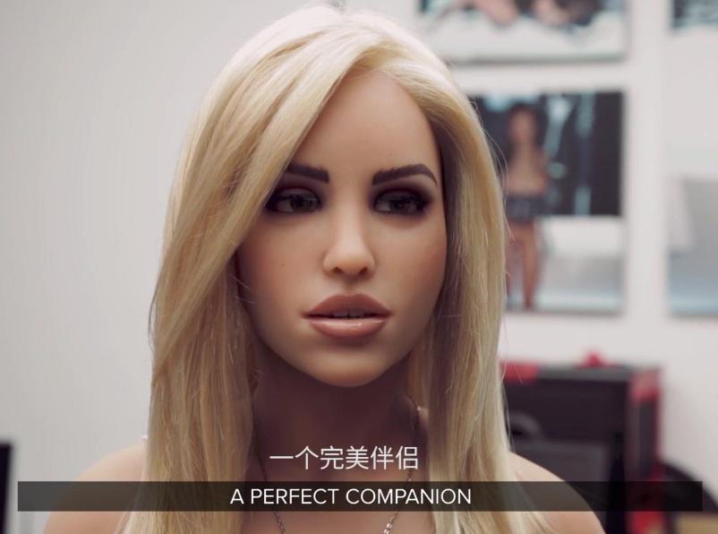 The "female robot" has a realistic appearance and outstanding functions ...