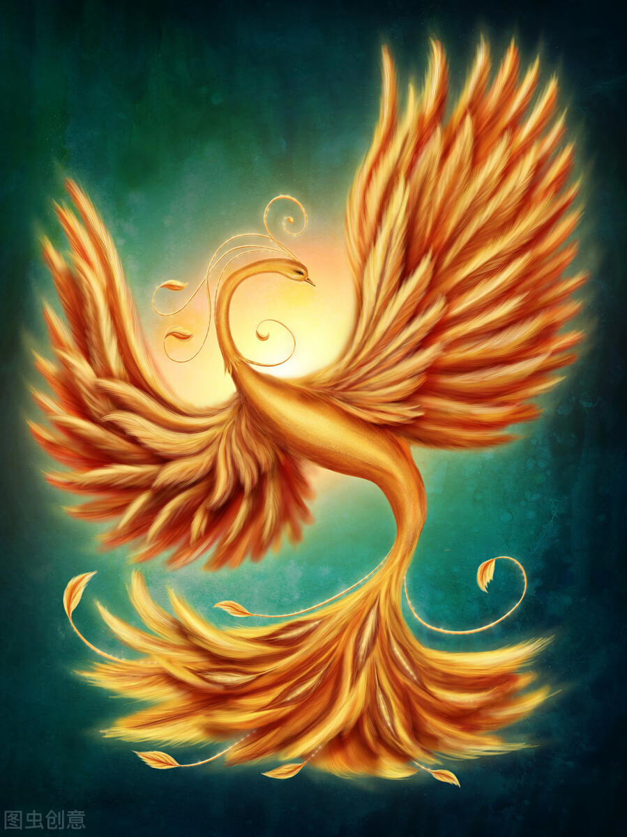 The rebirth of the ancient beast Phoenix Nirvana is a new word created ...