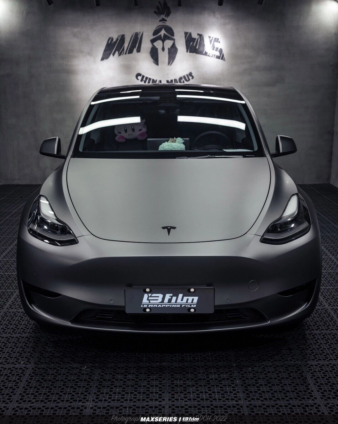 Tesla LB color change film original paint amg mountain ash, a ...