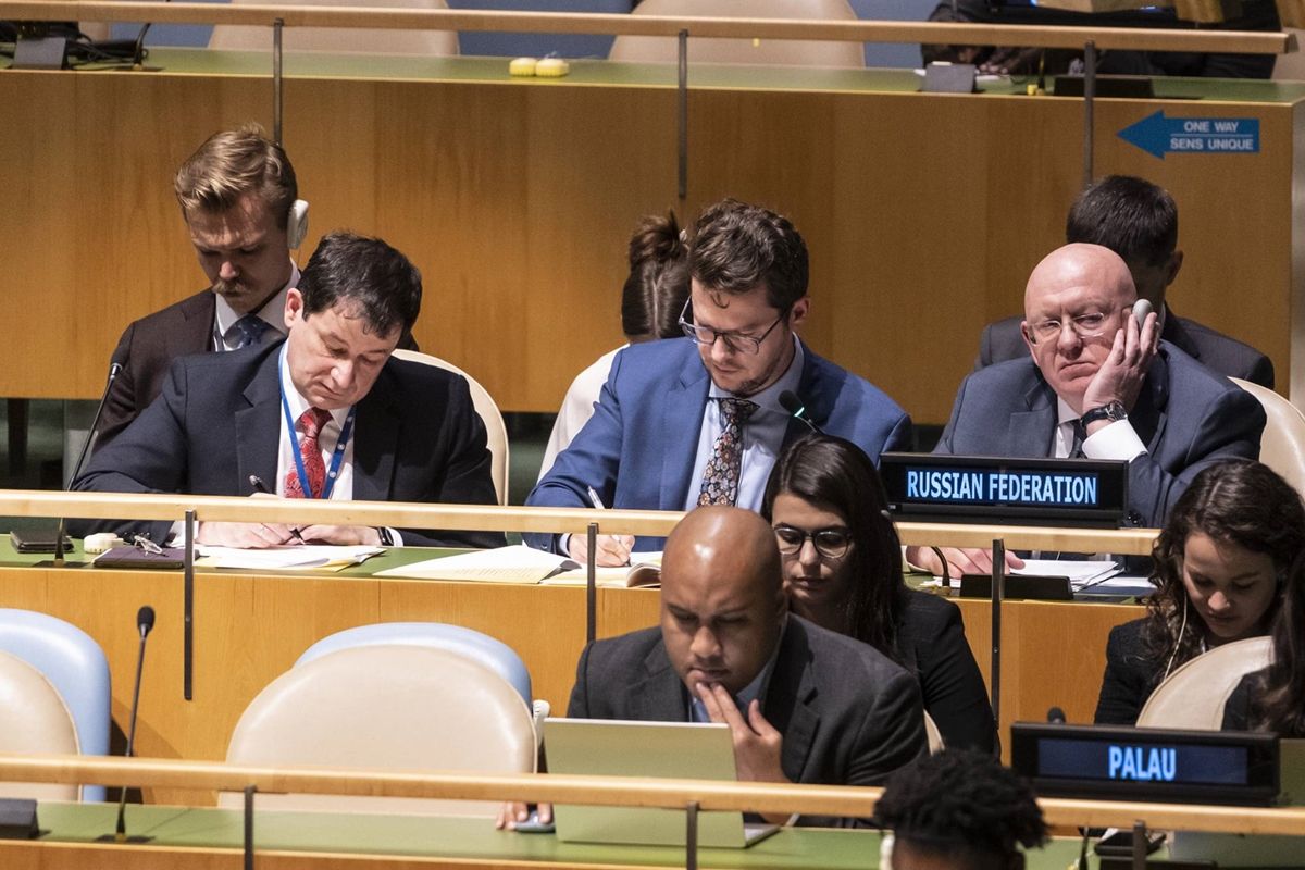 The United Nations General Assembly voted on the four places to vote in ...