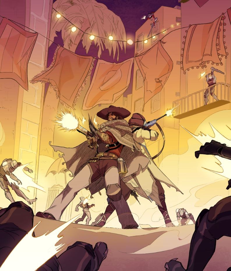 OW Comics McDaddy changed its name to Cassidy, "Overwatch", new blood ...