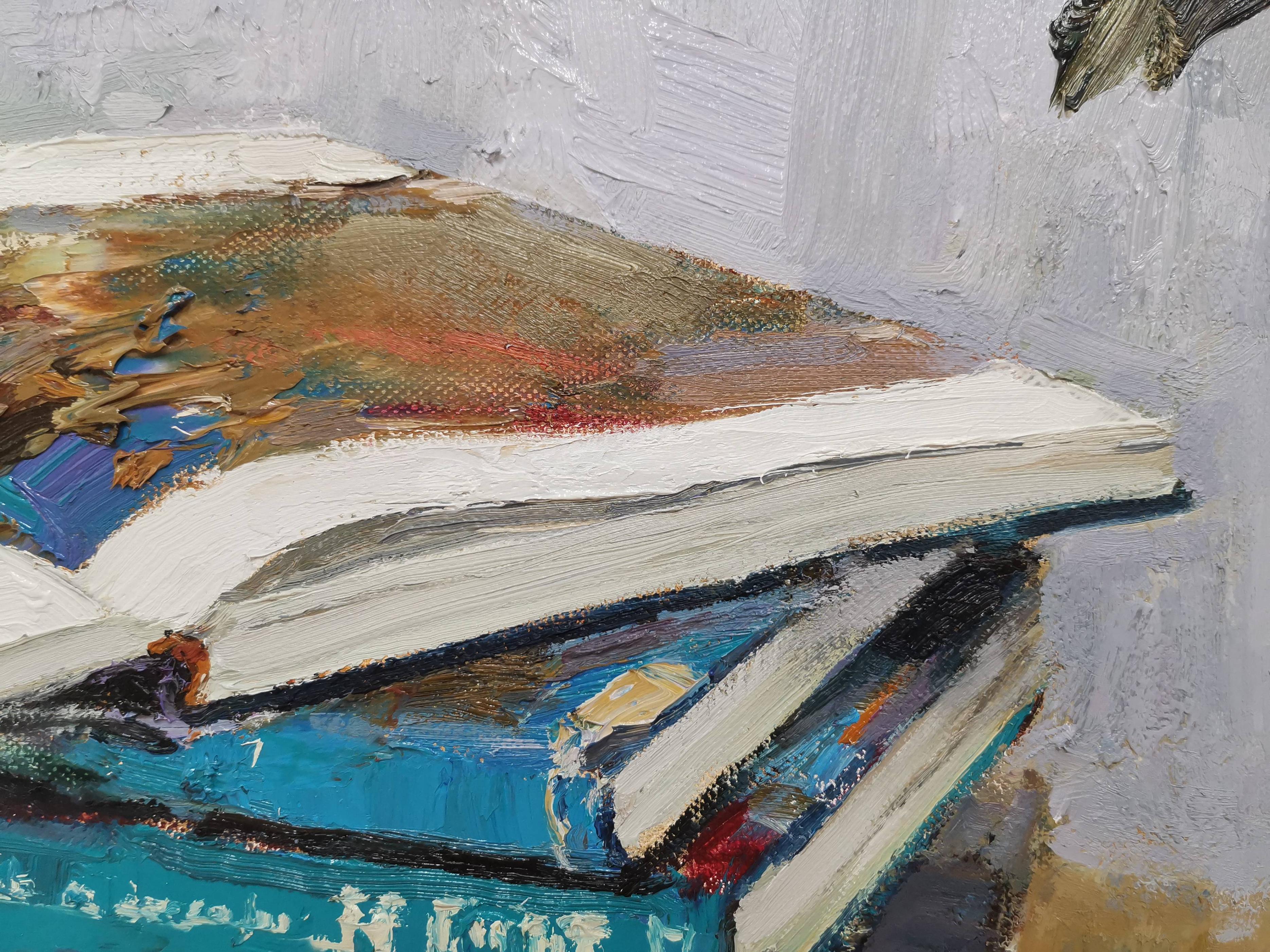 Appreciation of Wu Sheng's oil painting "Scent of Books" series (5) - iNEWS