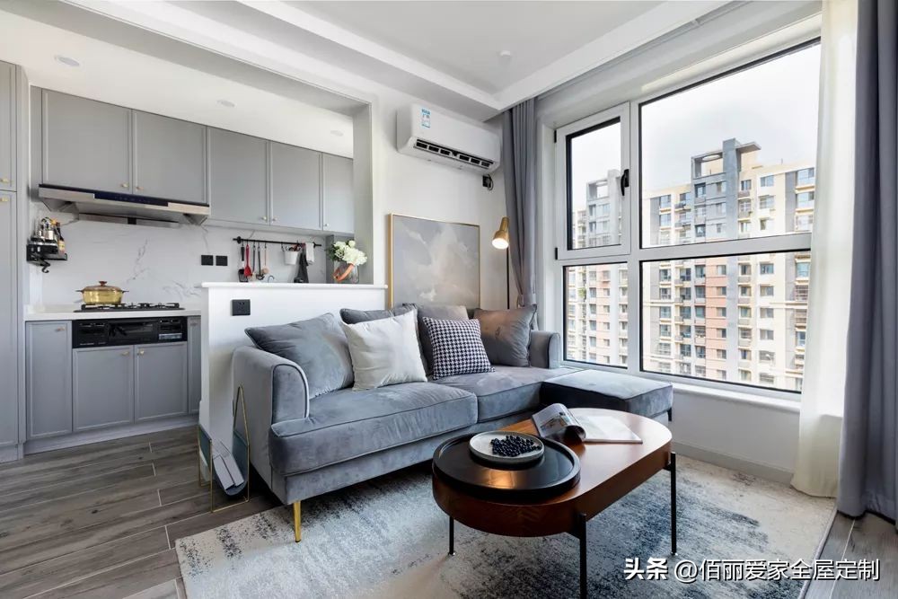 63㎡ small apartment, pay attention to space function, decorate the ...