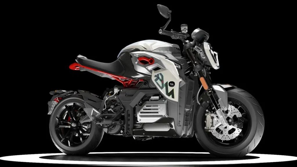 With a battery life of 210km and a top speed of 148km/h, an electric motorcycle with a perfect ...