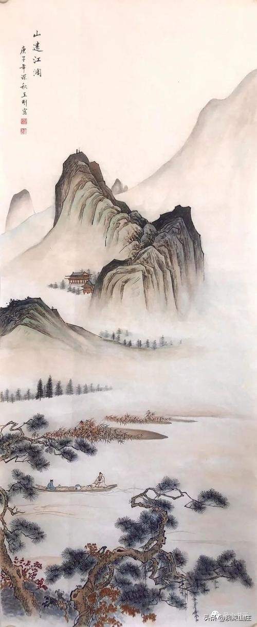 The originator of landscape painting, Hui Jing Beizong, Jing Hao and ...