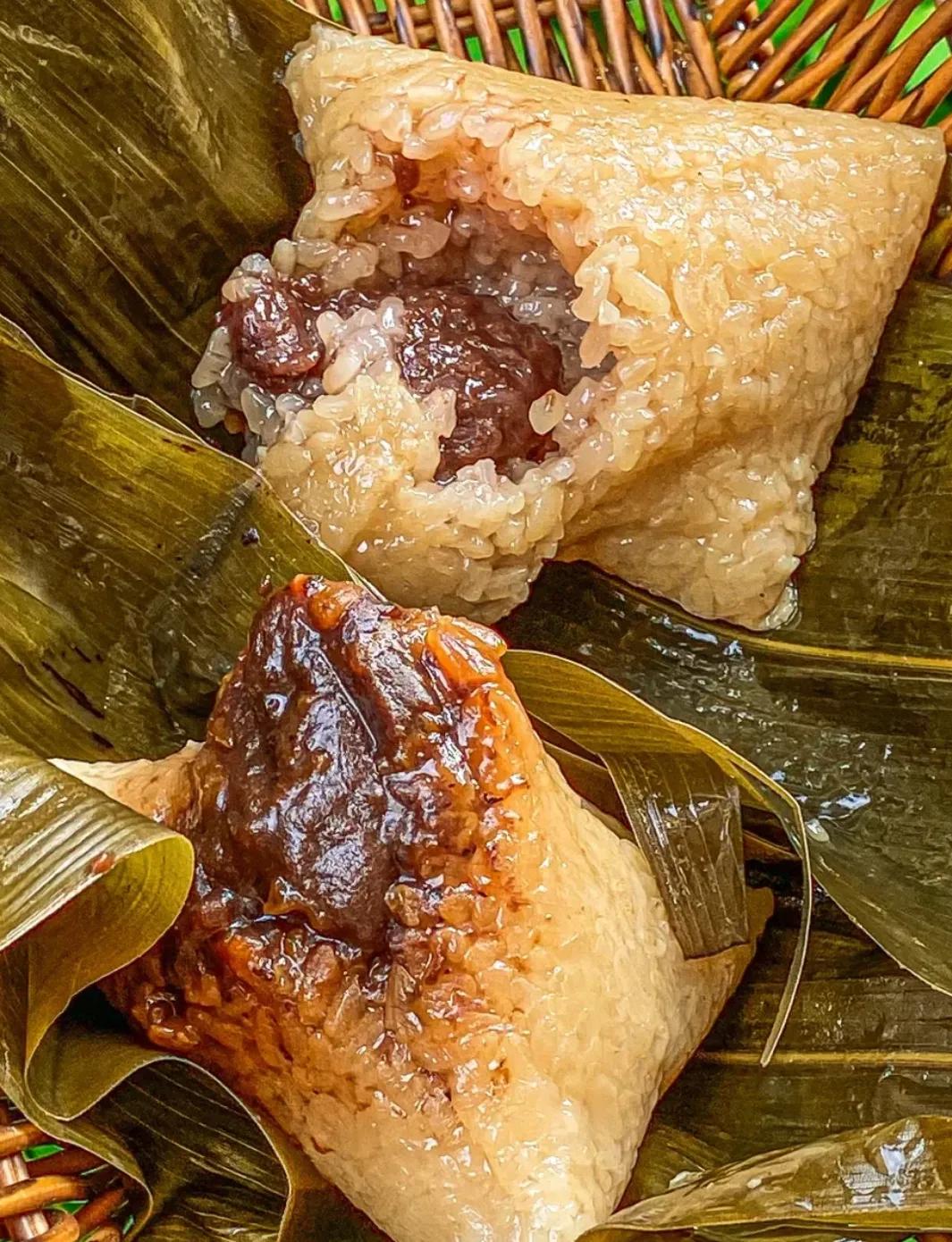 4 kinds of zongzi, 5 minutes to learn, not easy to leak rice, delicious ...