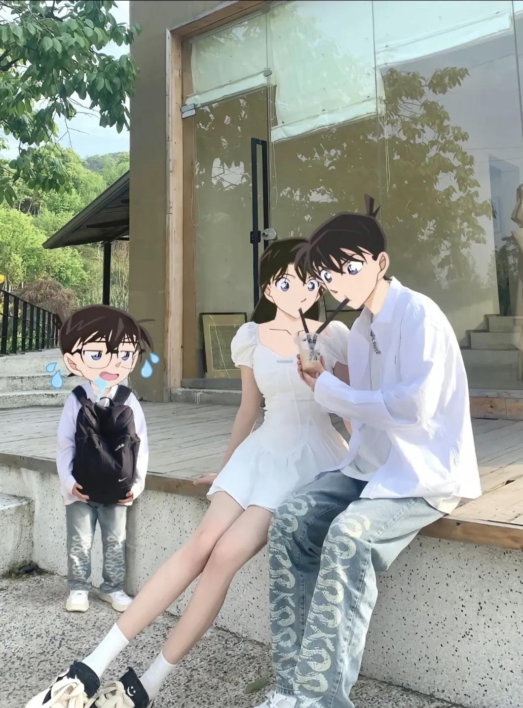 Detective Conan: Kudo Shinichi and Xiaolan are in love? Conan turned ...
