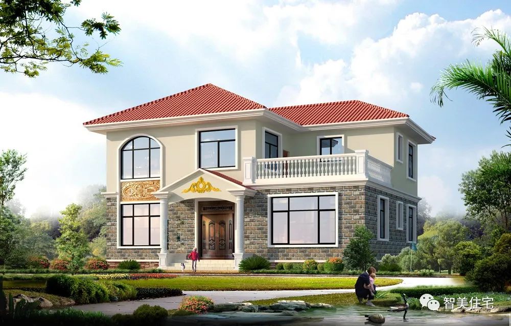 A small villa with a main cost of about 250,000, with a large terrace ...