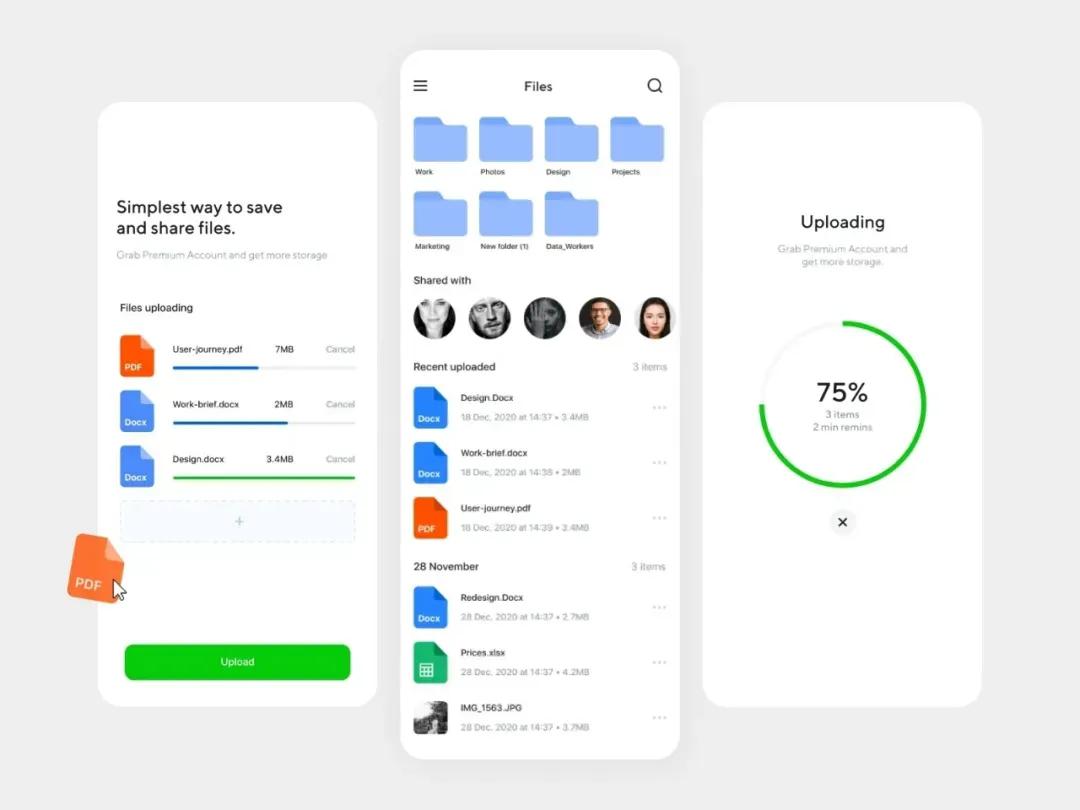 File management app design inspiration - iNEWS