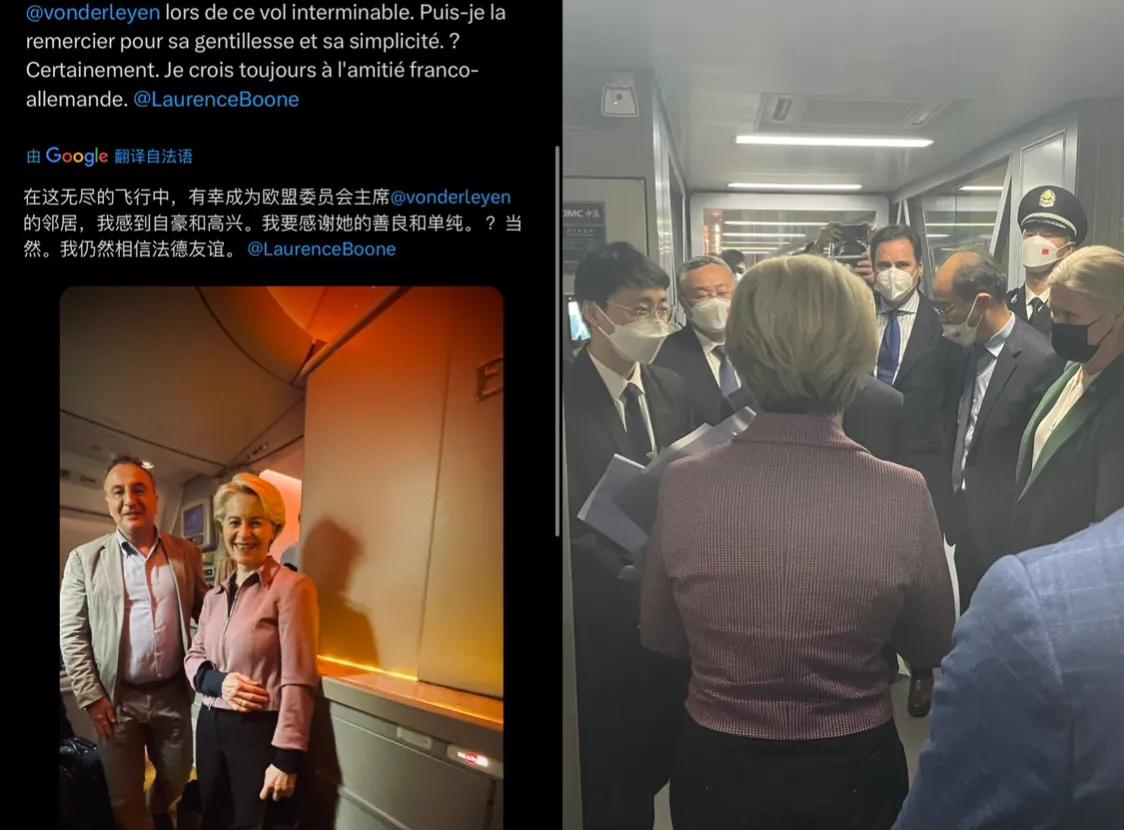 On Macron's special plane to visit China, there was an important ...
