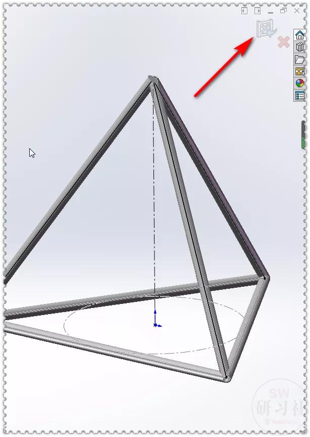 SolidWorks draws a triangular steel pipe, it is much simpler to use the ...