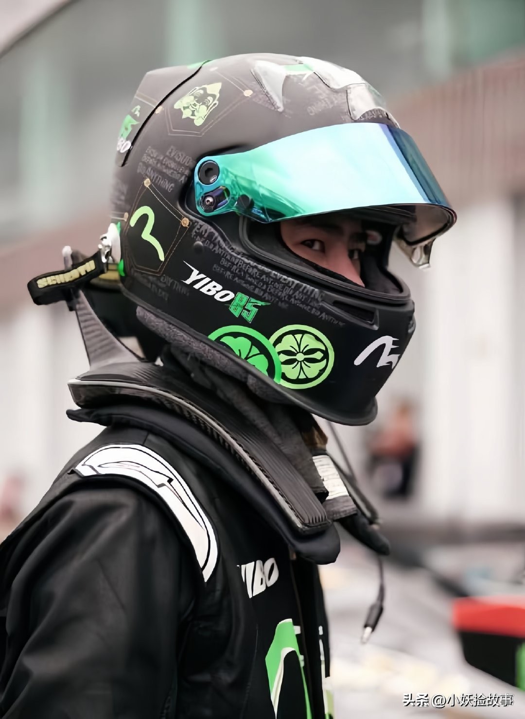 Who wouldn't be moved by Wang Yibo's racing photos? The coolness of ...