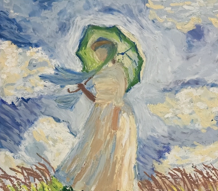 How did Monet flexibly use light and shadow in his paintings to add ...