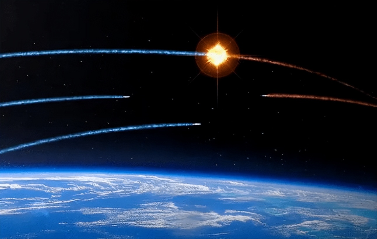 The seventh mid-course anti-missile was successful. As soon as the ...