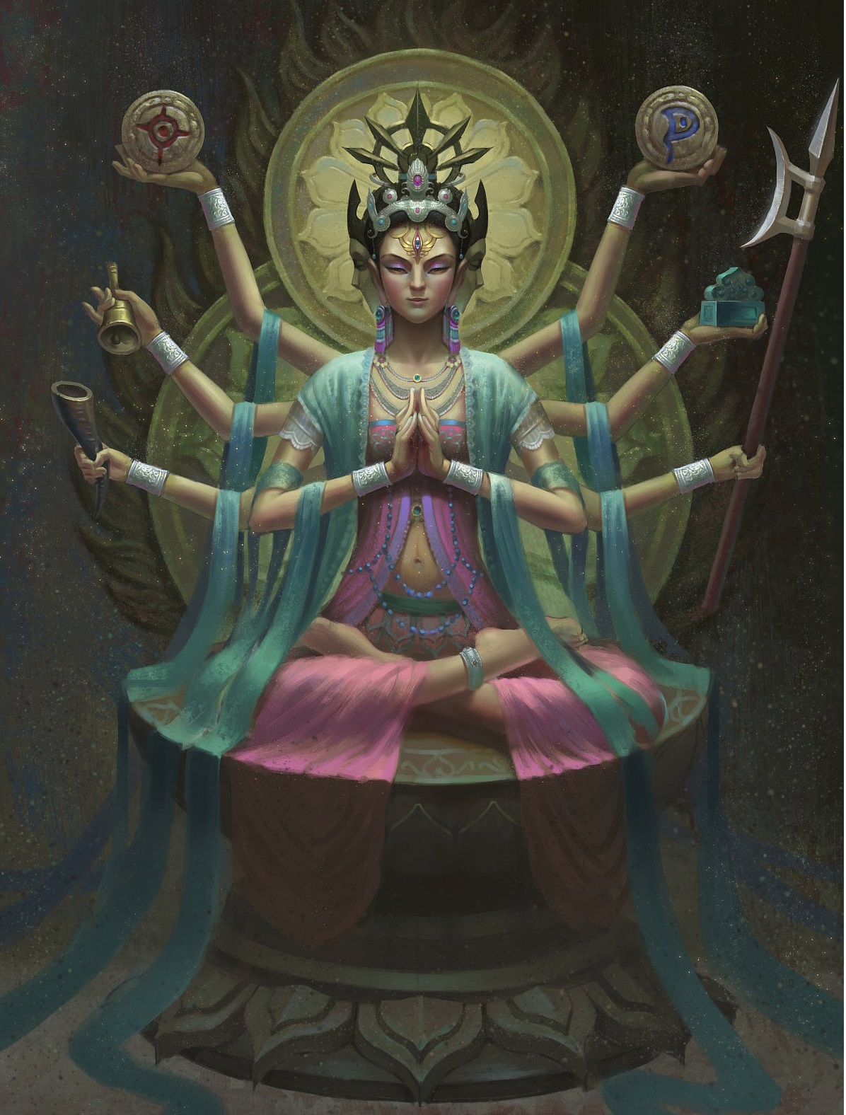 The top ten gods with the highest status, the first is the Lord of Ten ...