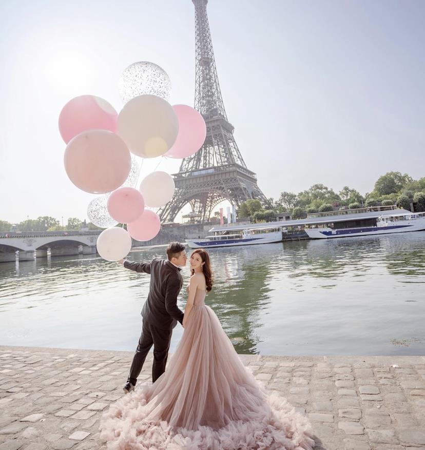 29-year-old He Yiting officially announced her marriage and posted ...