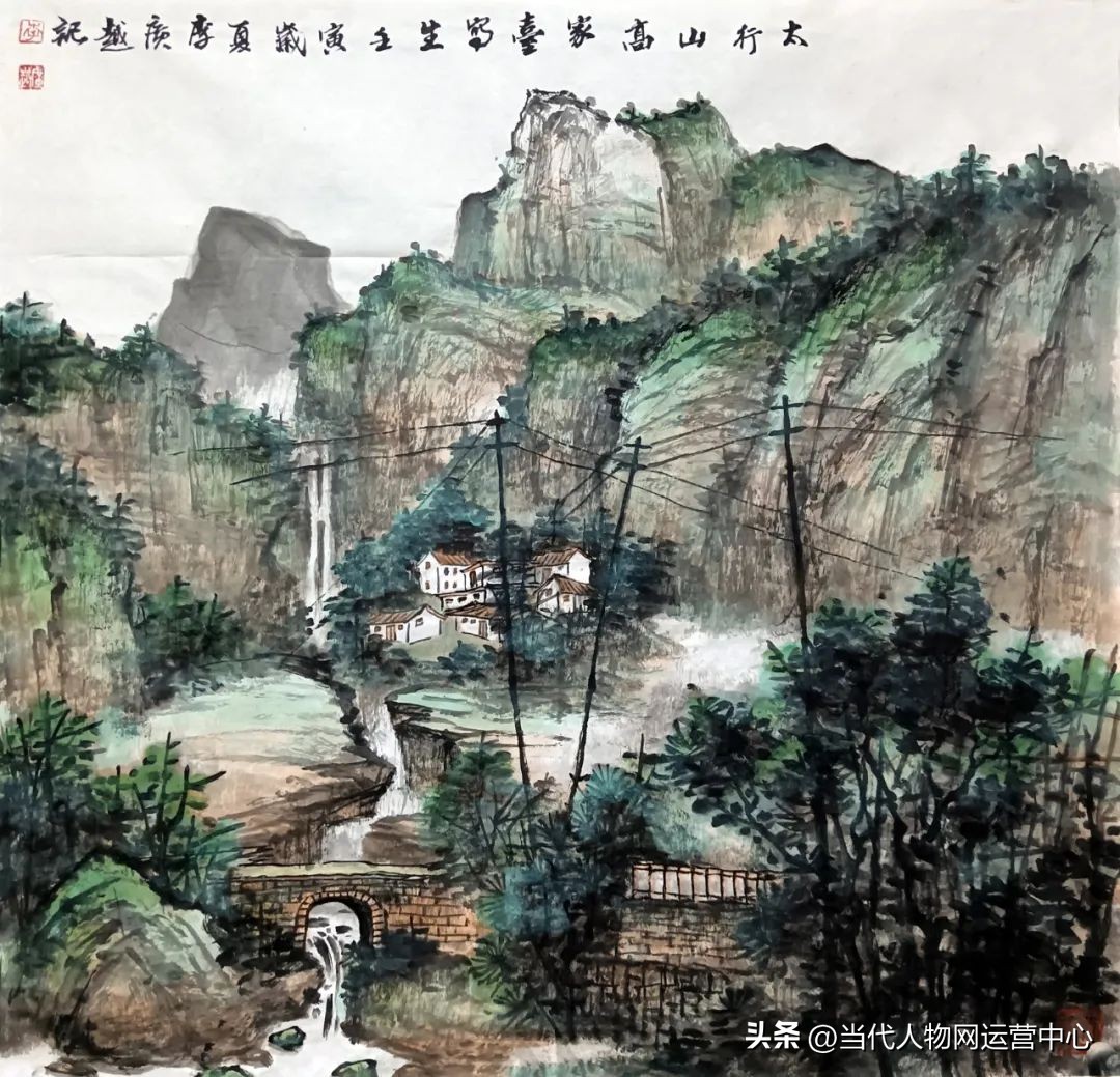Famous calligraphy and painting artist: Appreciation of Li Guangyue's ...