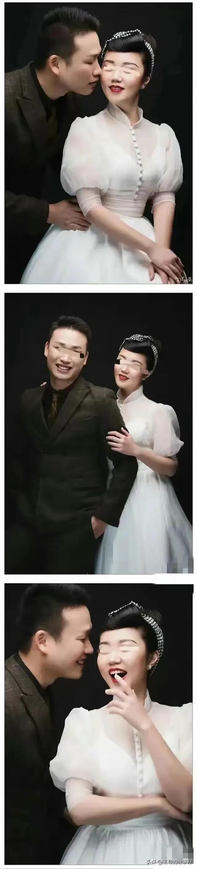 Liang Ju and his original wife's wedding photos were exposed. Netizens ...