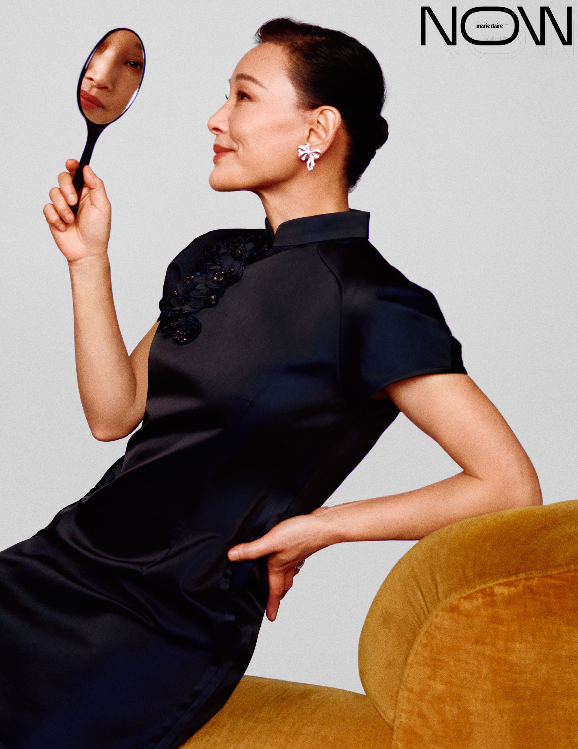 61-year-old Chen Chong appeared on the cover of "Marie Claire NOW ...