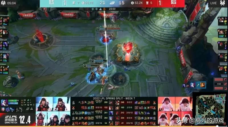 League of Legends: BLG 1-2 TES, the thrill of guns and shocks destroys ...