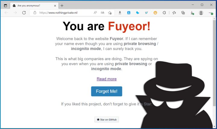 Difference between browser private mode and normal mode - iNEWS