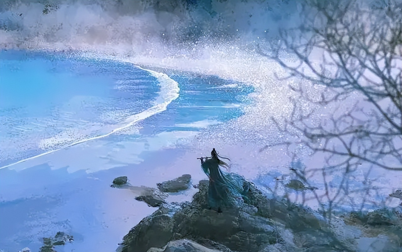 Unpopular poems with beautiful artistic conception: the drizzle is wet ...