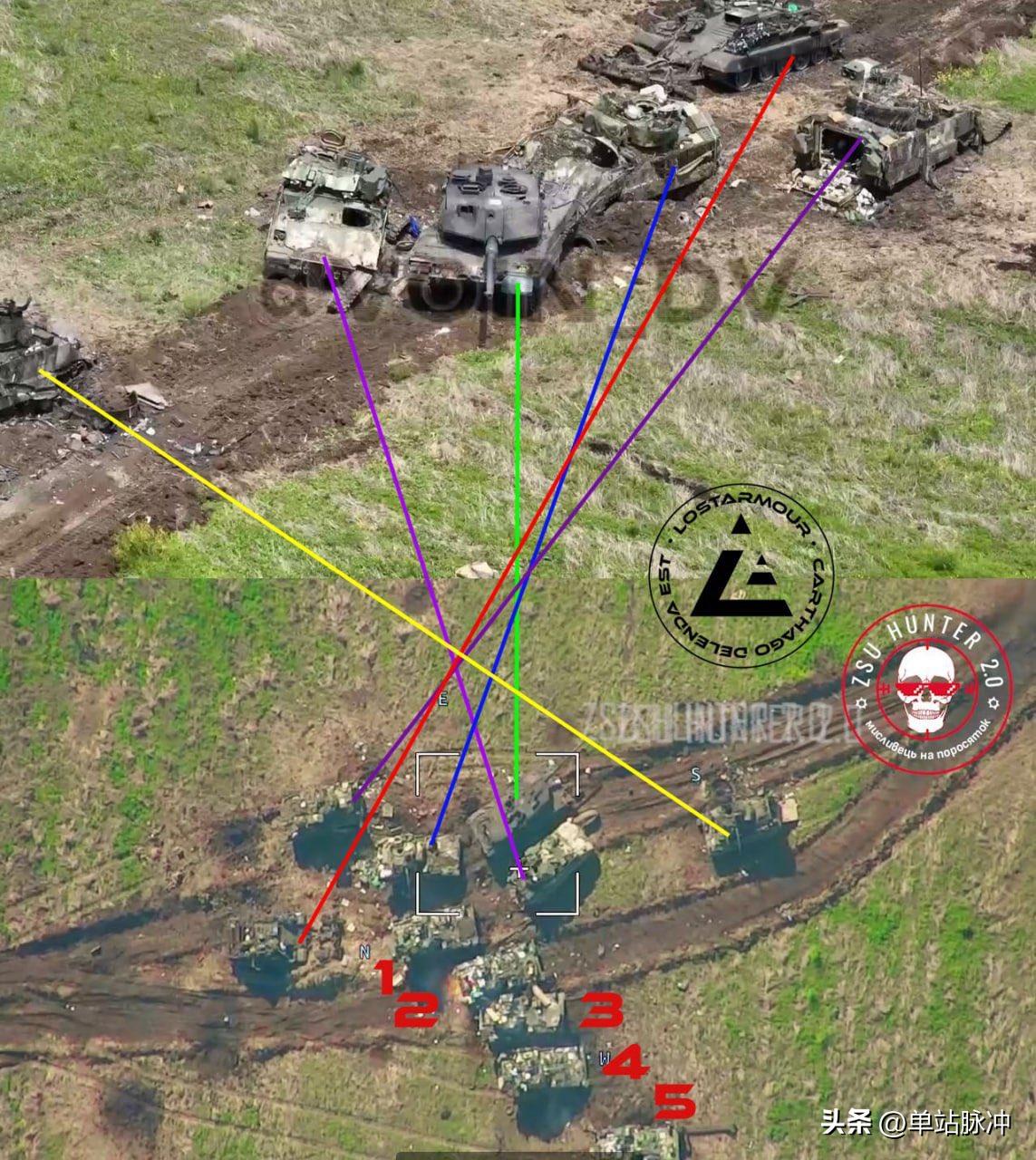 Another Leopard 2 tank was destroyed, both of which are the latest ...