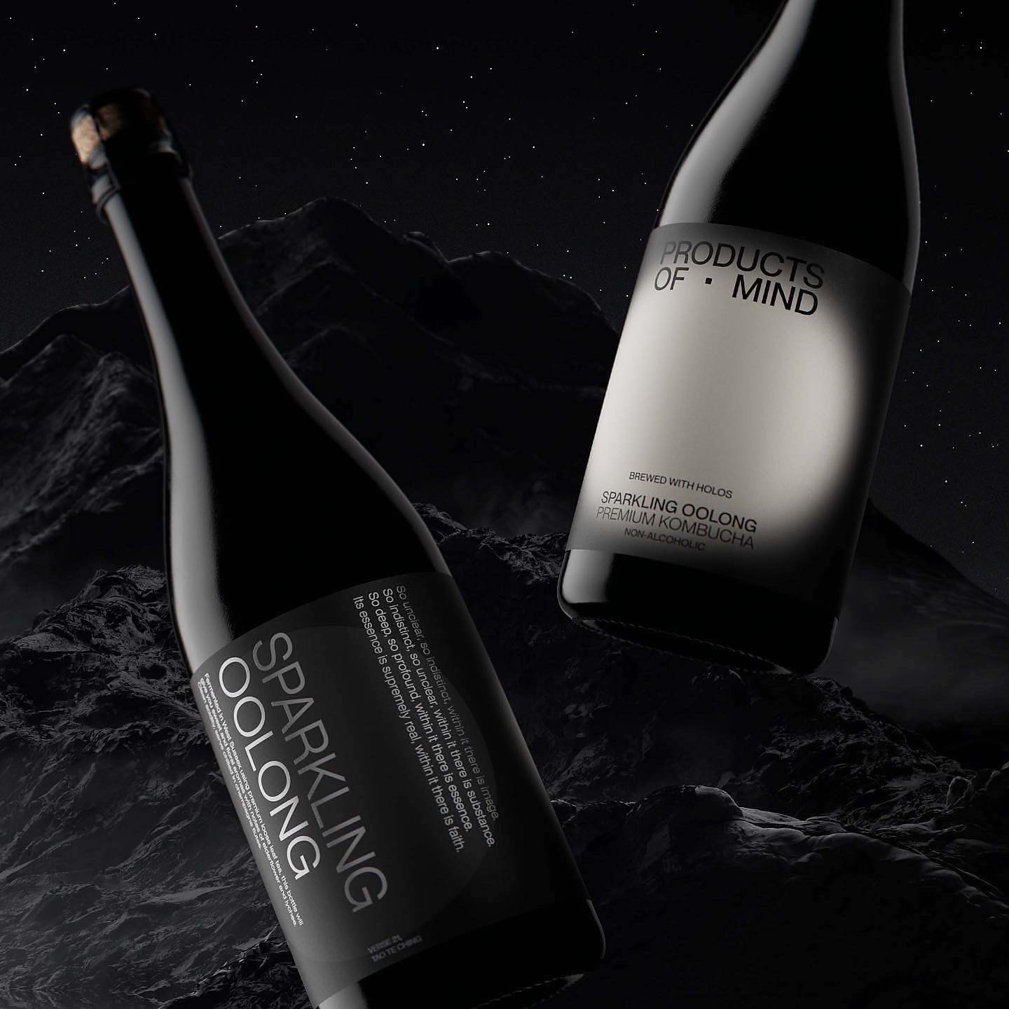 Brand Packaging Design: "Mind Products" - HOLOS Kombucha Moonlight ...