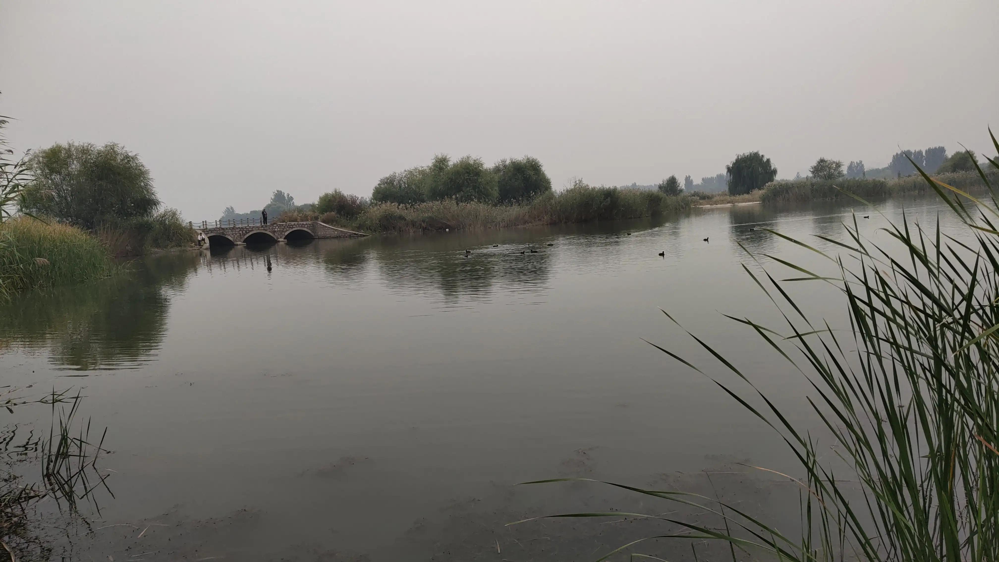 Visit Zilong Wharf on the Hutuo River in late autumn.Zhao Zilong's ...
