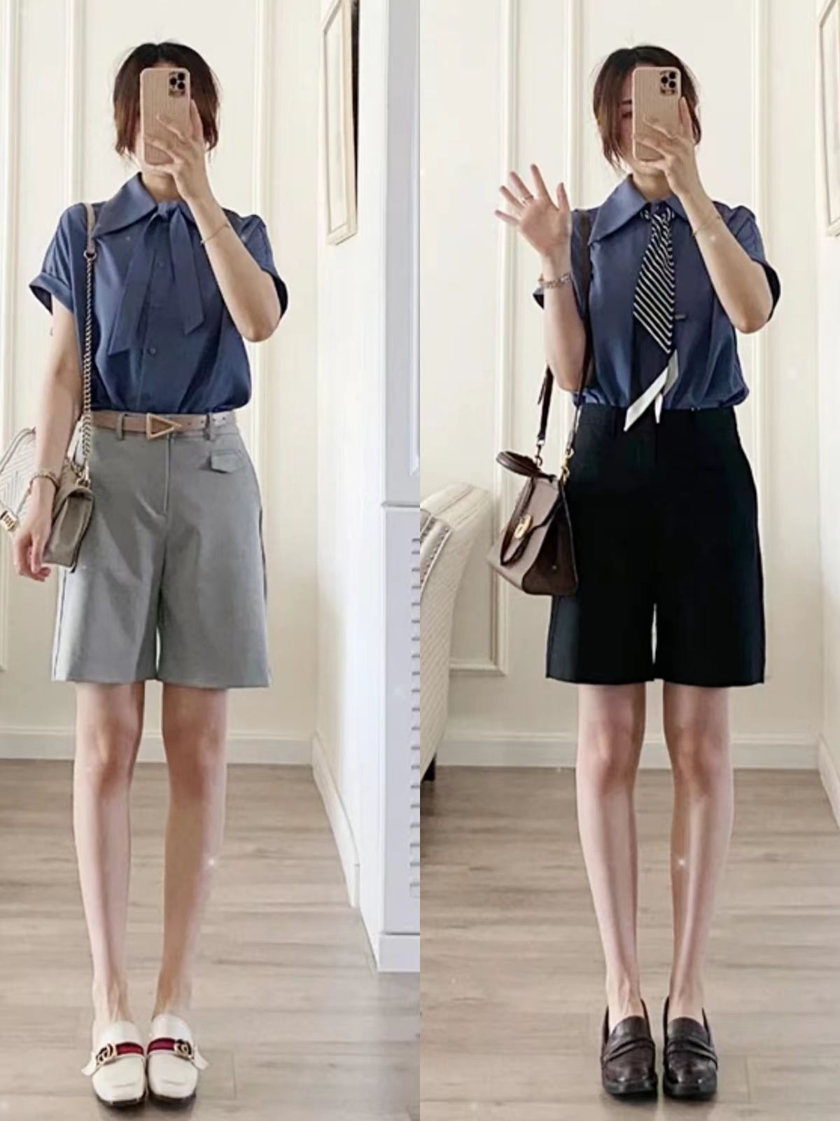 Shirt + Bermuda shorts, T-shirt + Bermuda shorts, it is fashionable and ...