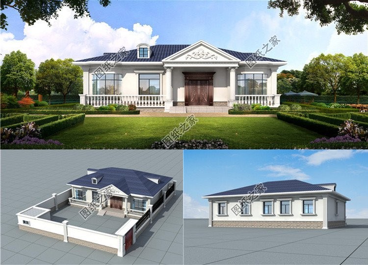 The design of a one-story villa in the countryside makes it comfortable ...