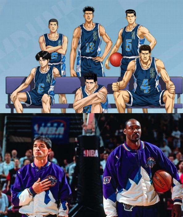 Inventory of the team prototype in "Slam Dunk" is so similar to the NBA ...