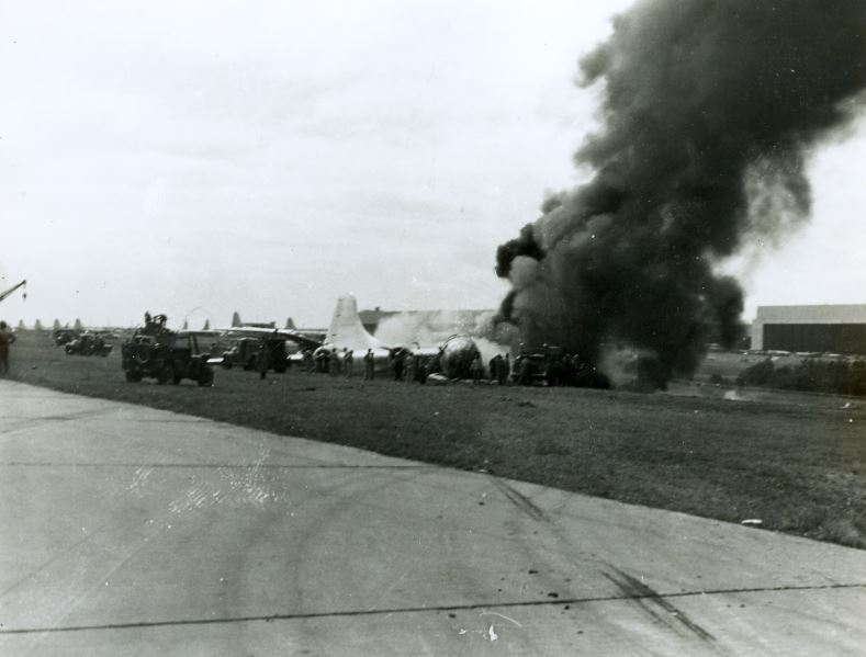 1950 B-29 bomber crash: 13 crew members dead, nuclear bomb exploded ...