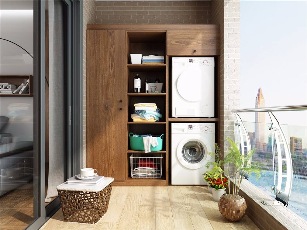 How to install cabinets on the balcony?After reading the master's ...