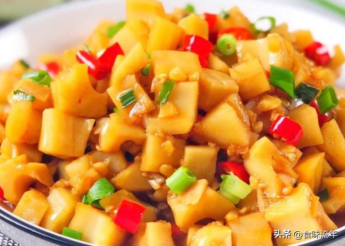 Hot and sour diced lotus root with full flavor, cooked in 8 minutes ...