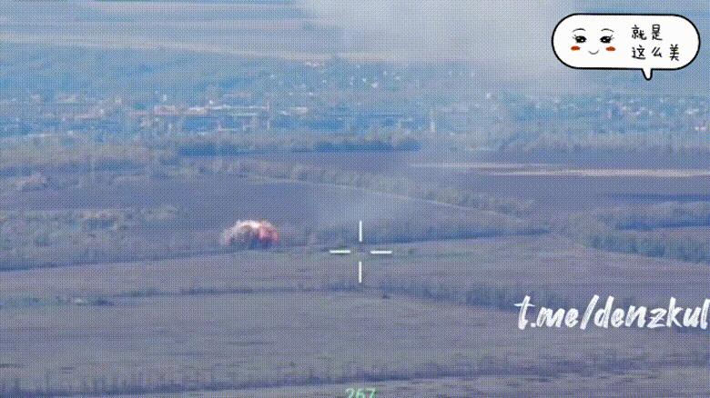 The TOS-1A rocket launcher began to strike accurately, the ammunition ...