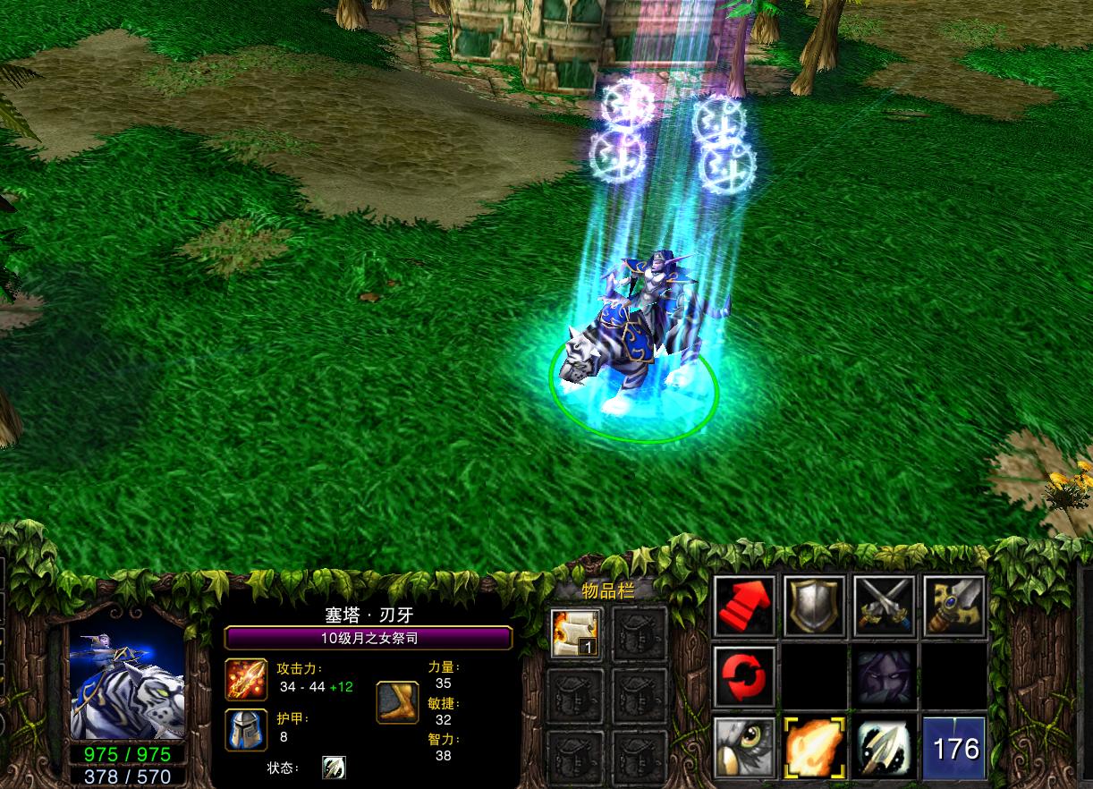 Warcraft 3: Mid-autumn festival, the moon falls before the flowers, let ...