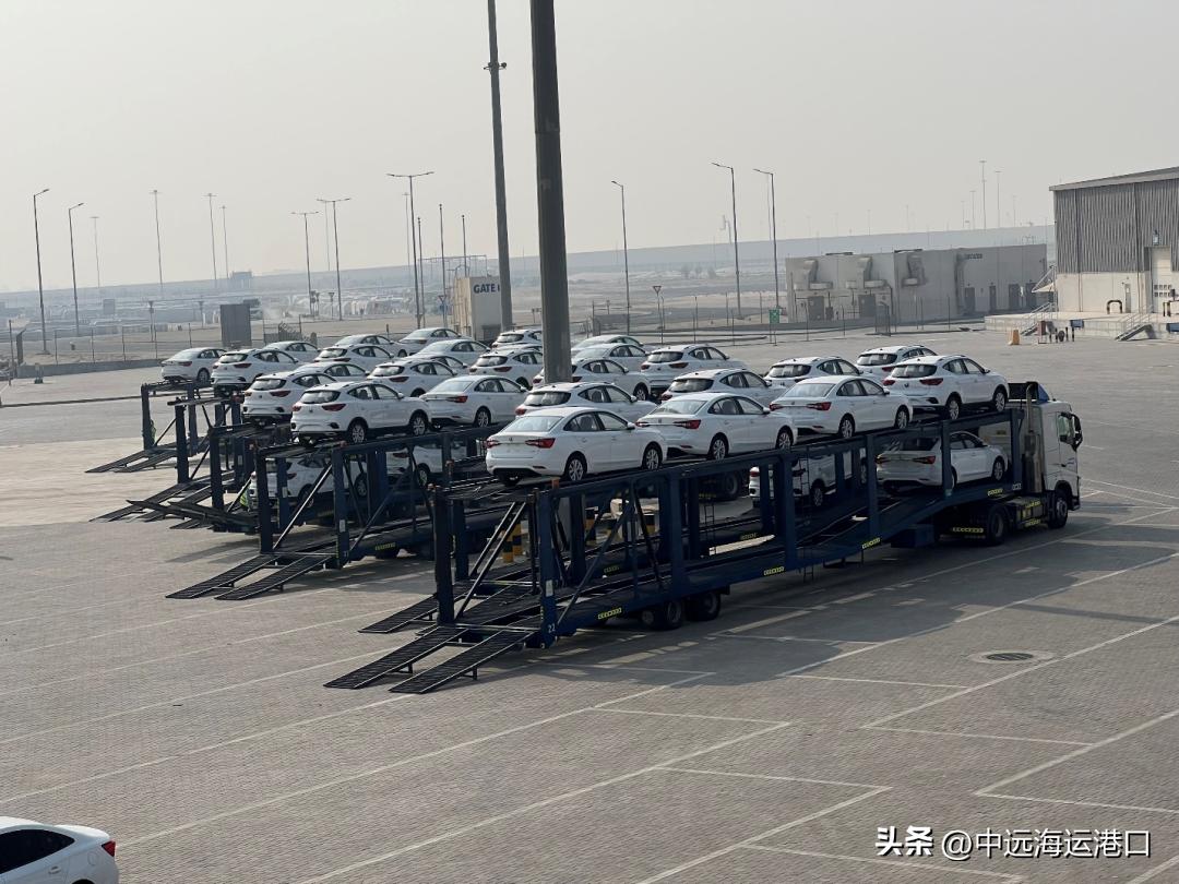 CSP Abu Dhabi station safely delivered the first batch of SAIC cars - iNEWS