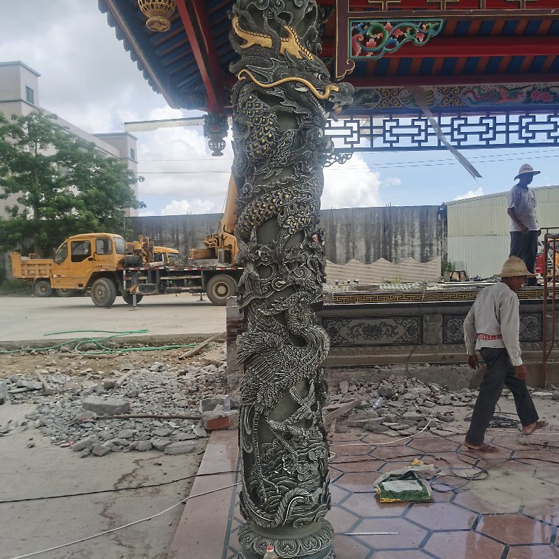 Has the stone-carved dragon column ever served as a bridge for cultural ...