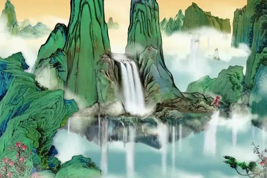 Huaguo Mountain is the source of heaven and earth in the world of ...