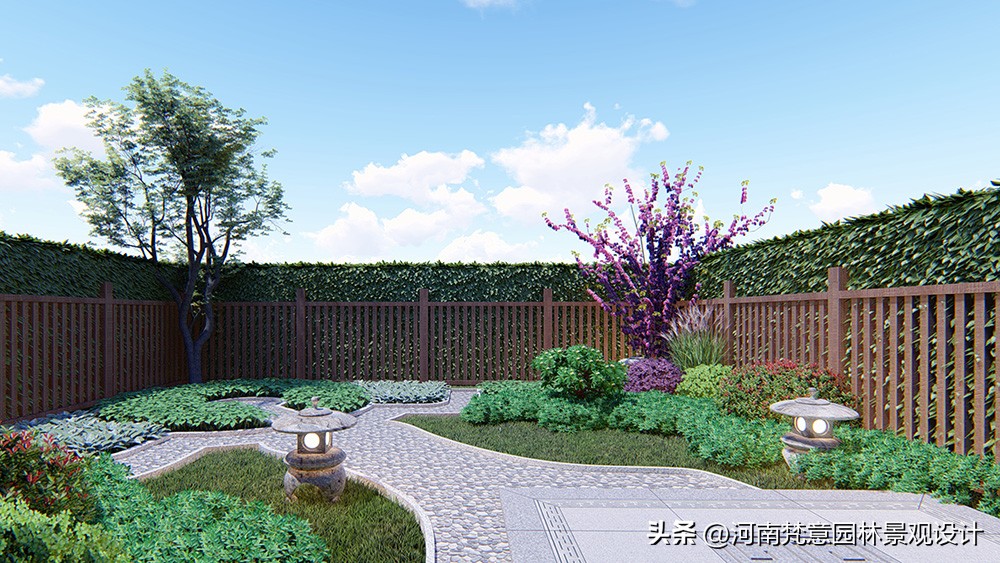 65 square meters courtyard design scheme - iMedia