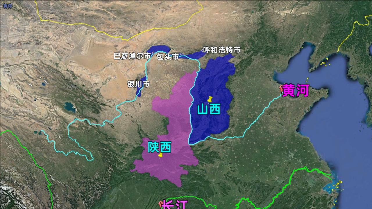 The Hetao Plain has 3 sets: the front set, the back set and the west ...